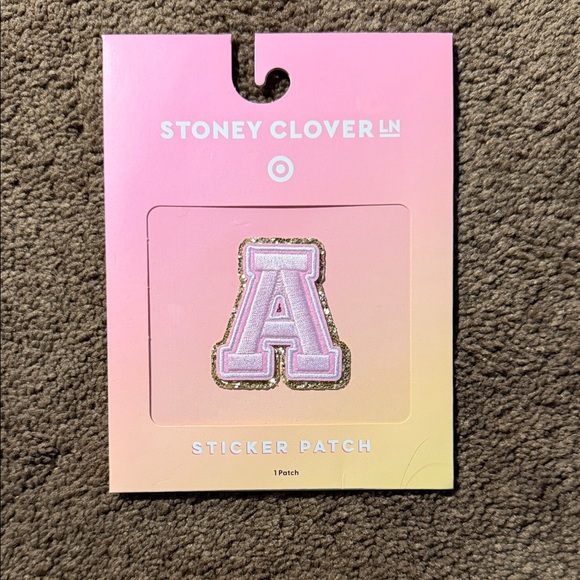 Stoney Clover Lane | Other | Stoney Clover Lane Pink And Gold Letter A ...